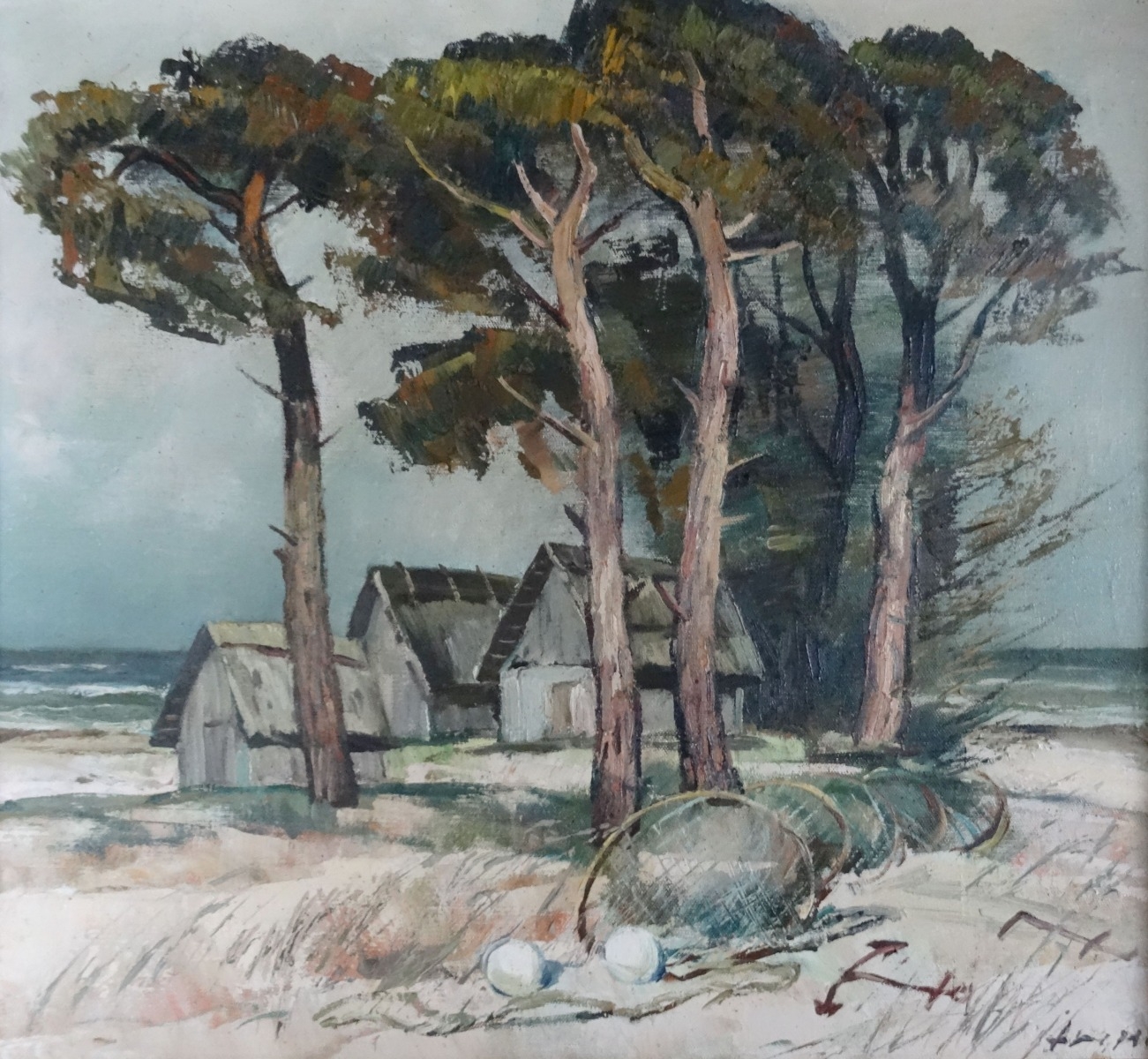 Vladimir Andrijenko | Net huts (1979) | MutualArt