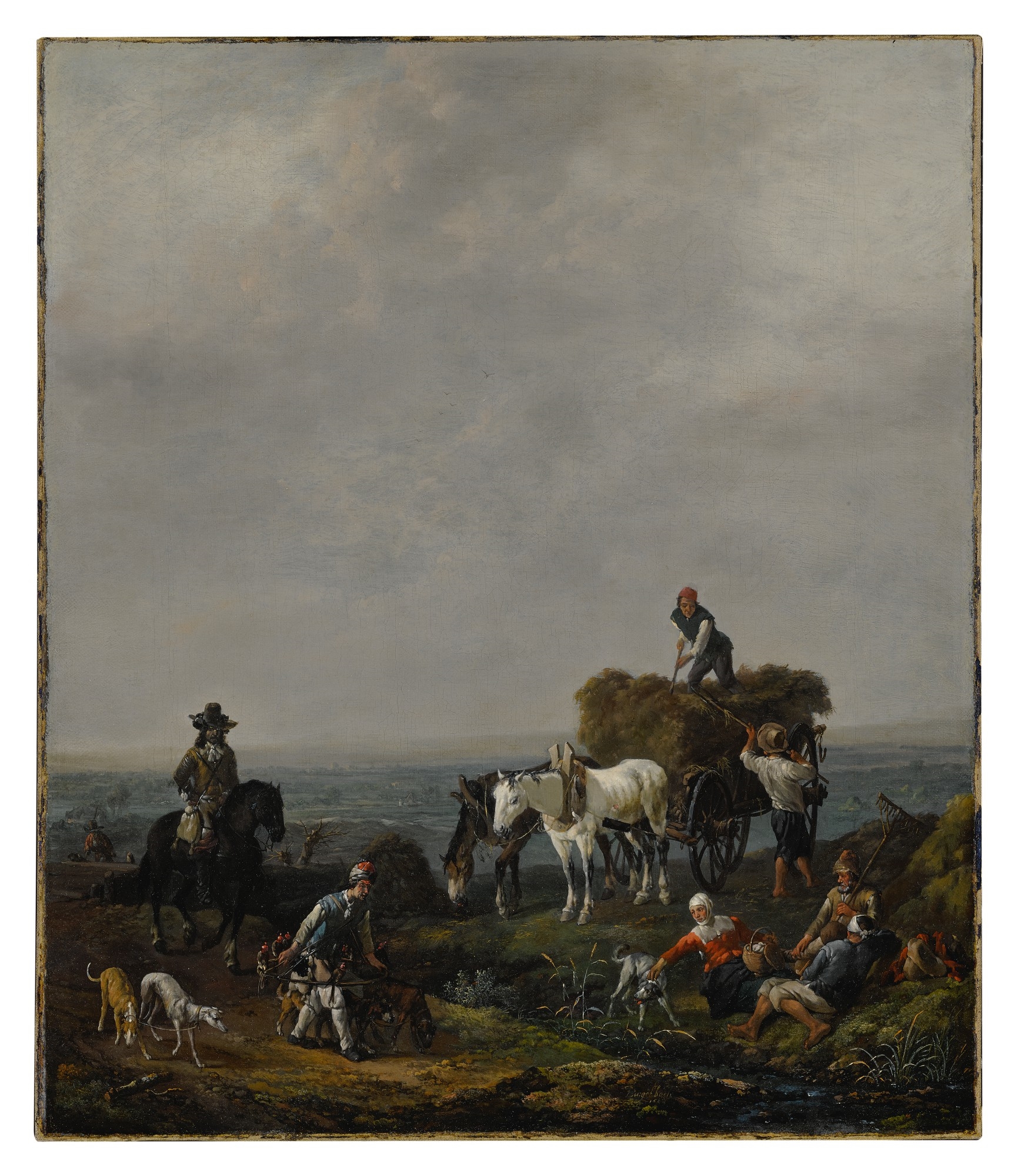 Johannes Lingelbach | Figures in the Piazza del Popolo Rome (1666 ...