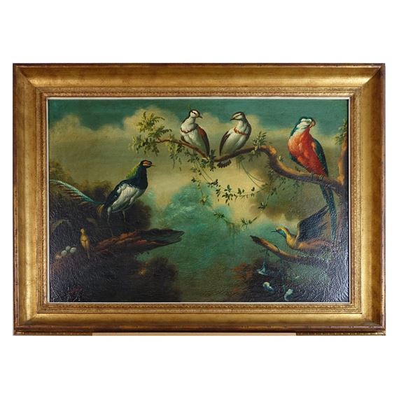 Ira Monte | Still Life Birds on Branches | MutualArt