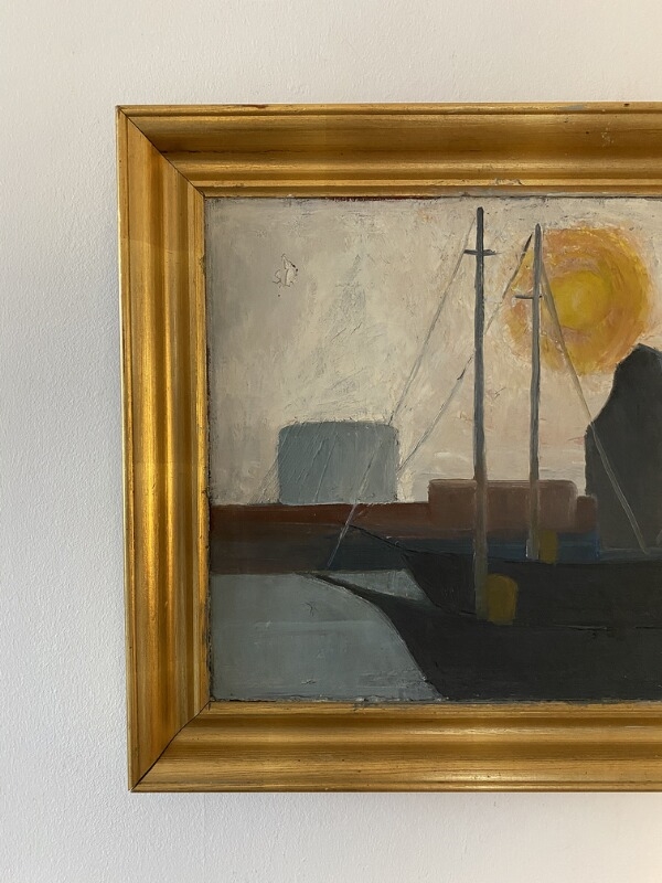 Frank Hammershøj | Harbour scenery | MutualArt