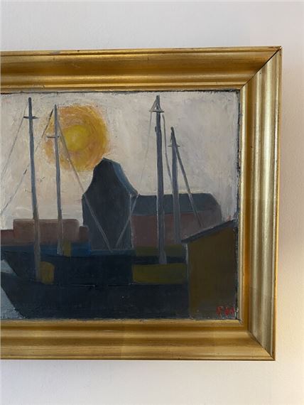 Frank Hammershøj | Harbour scenery | MutualArt