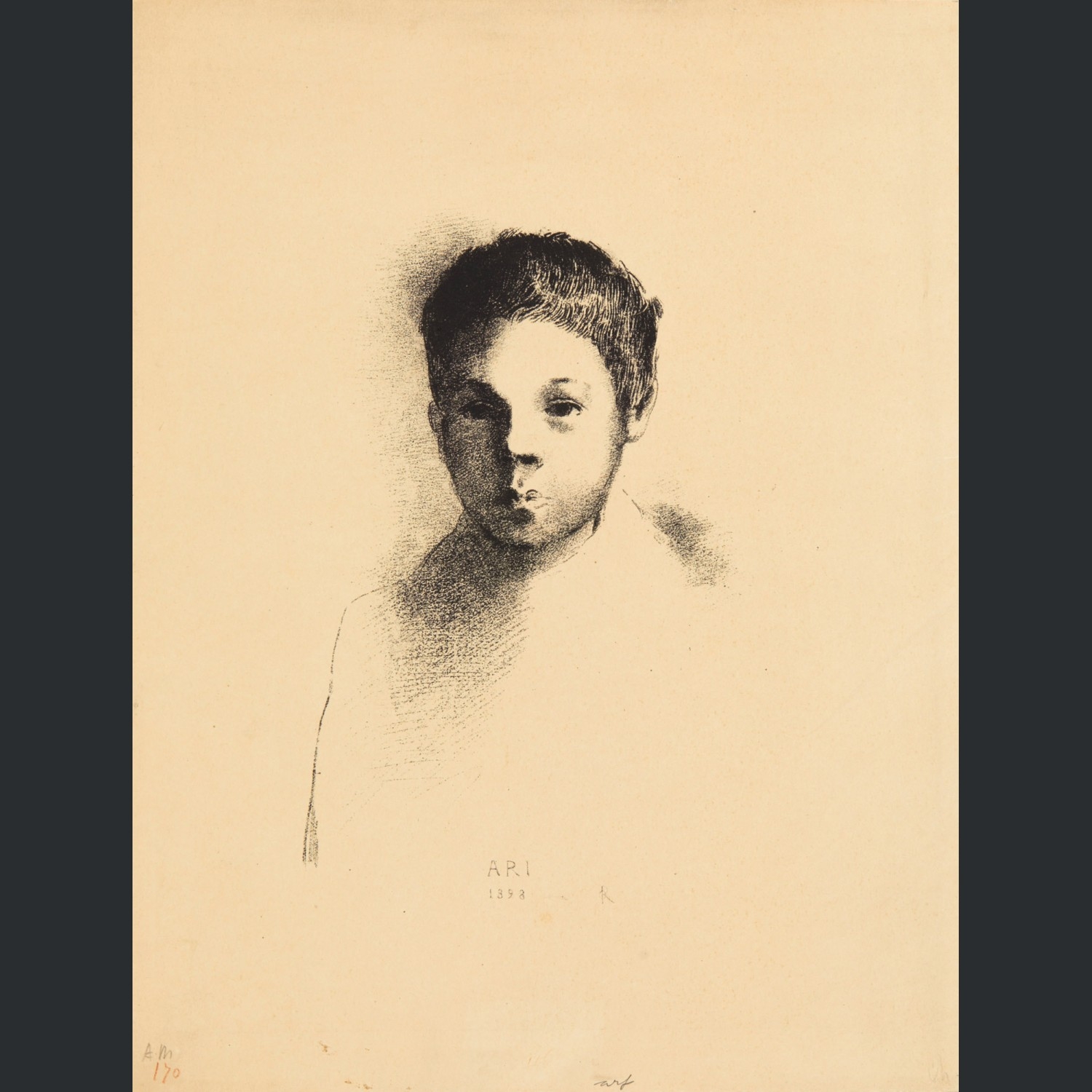 Odilon Redon | Ari (M. 170) (1898) | MutualArt