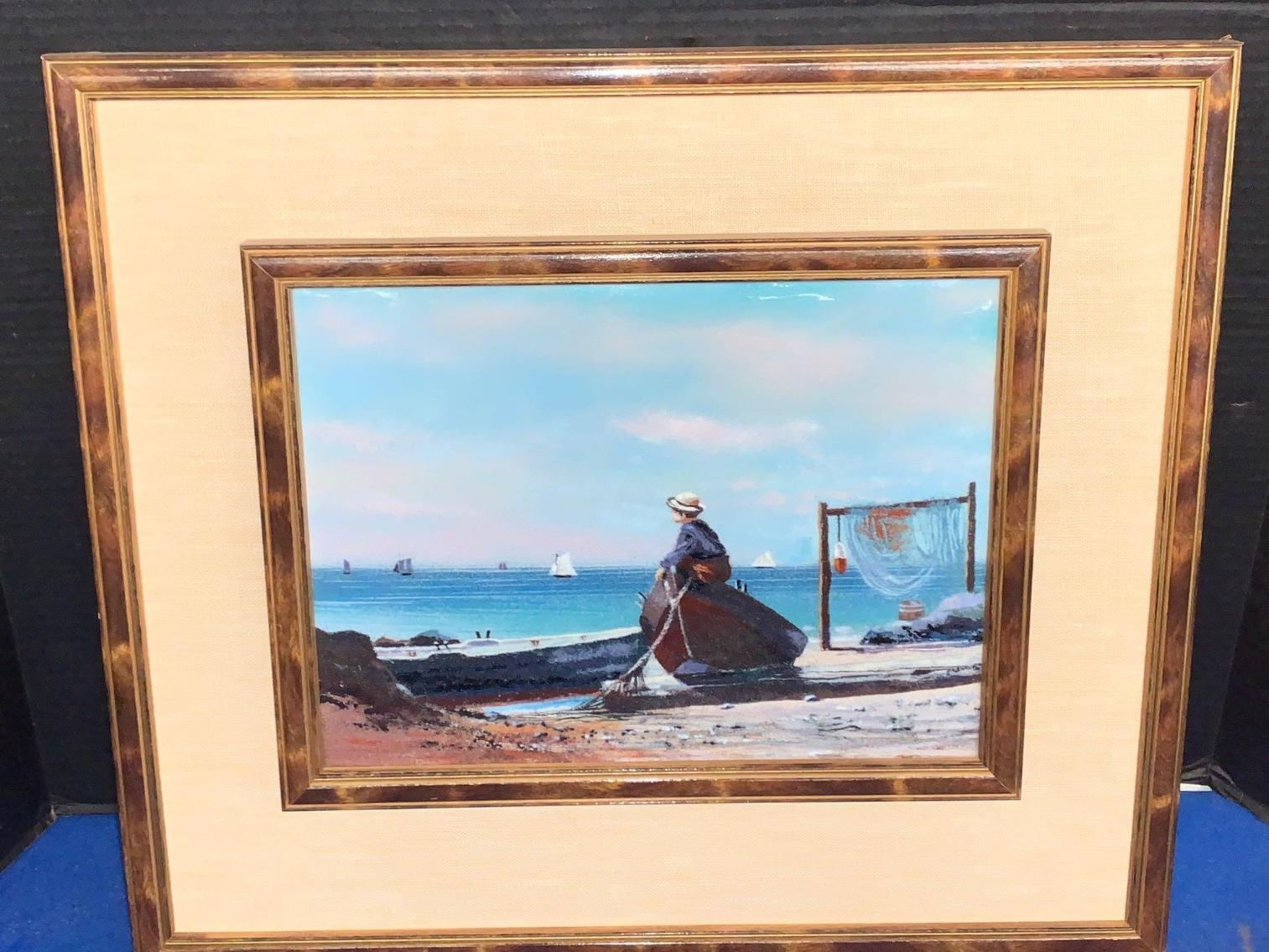 Charles Parthesius | seascape with future sailor | MutualArt