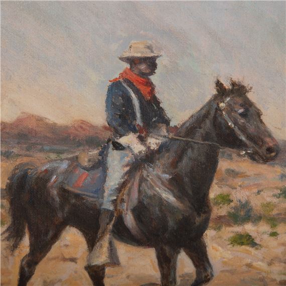 Nathaniel Gibbs | Study of Horse Soldier, | MutualArt