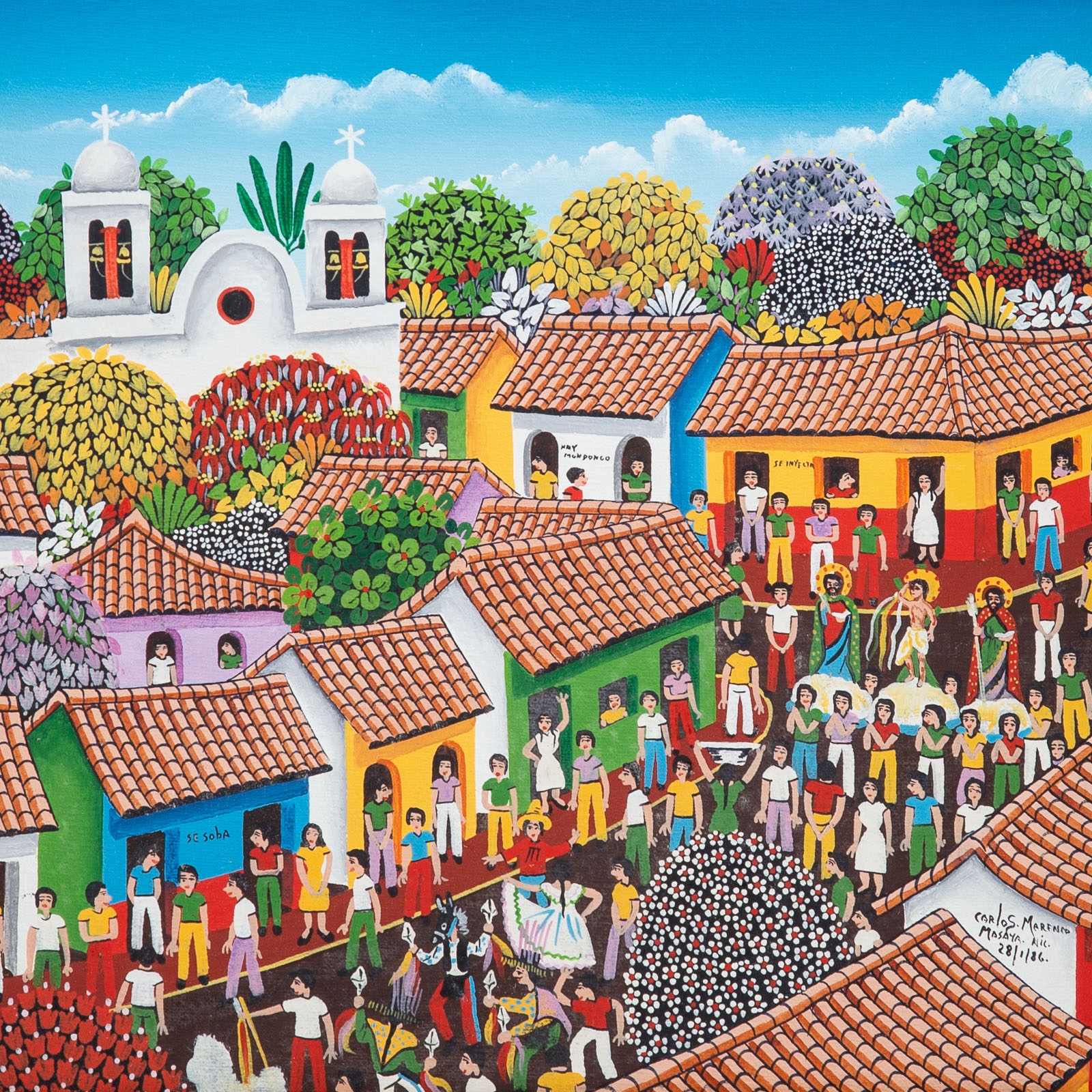 Carlos Marenco | Sebstian Diriamba Fiesta (1986) | MutualArt