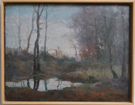 Charles Perron | PAYSAGE À L'ÉTANG (1918) | MutualArt