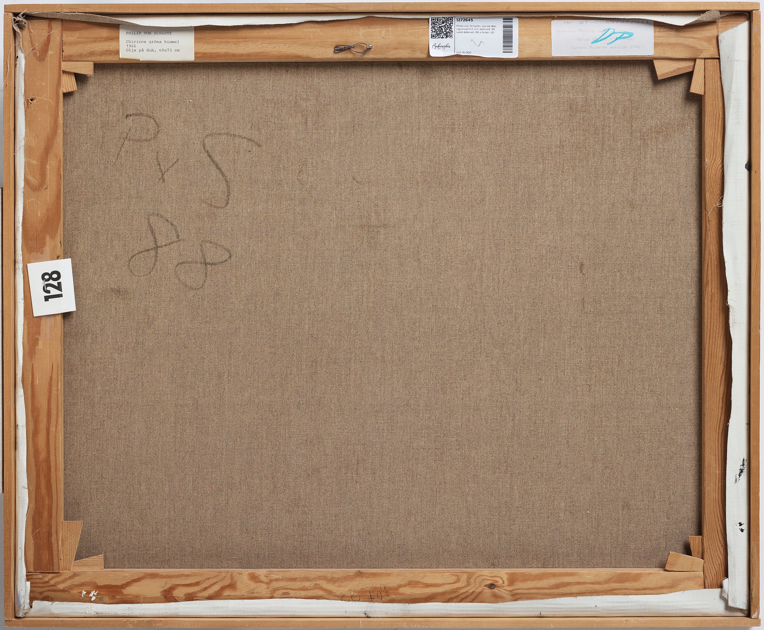 Philip von Schantz | Chiricos gröna himmel (1989) | MutualArt
