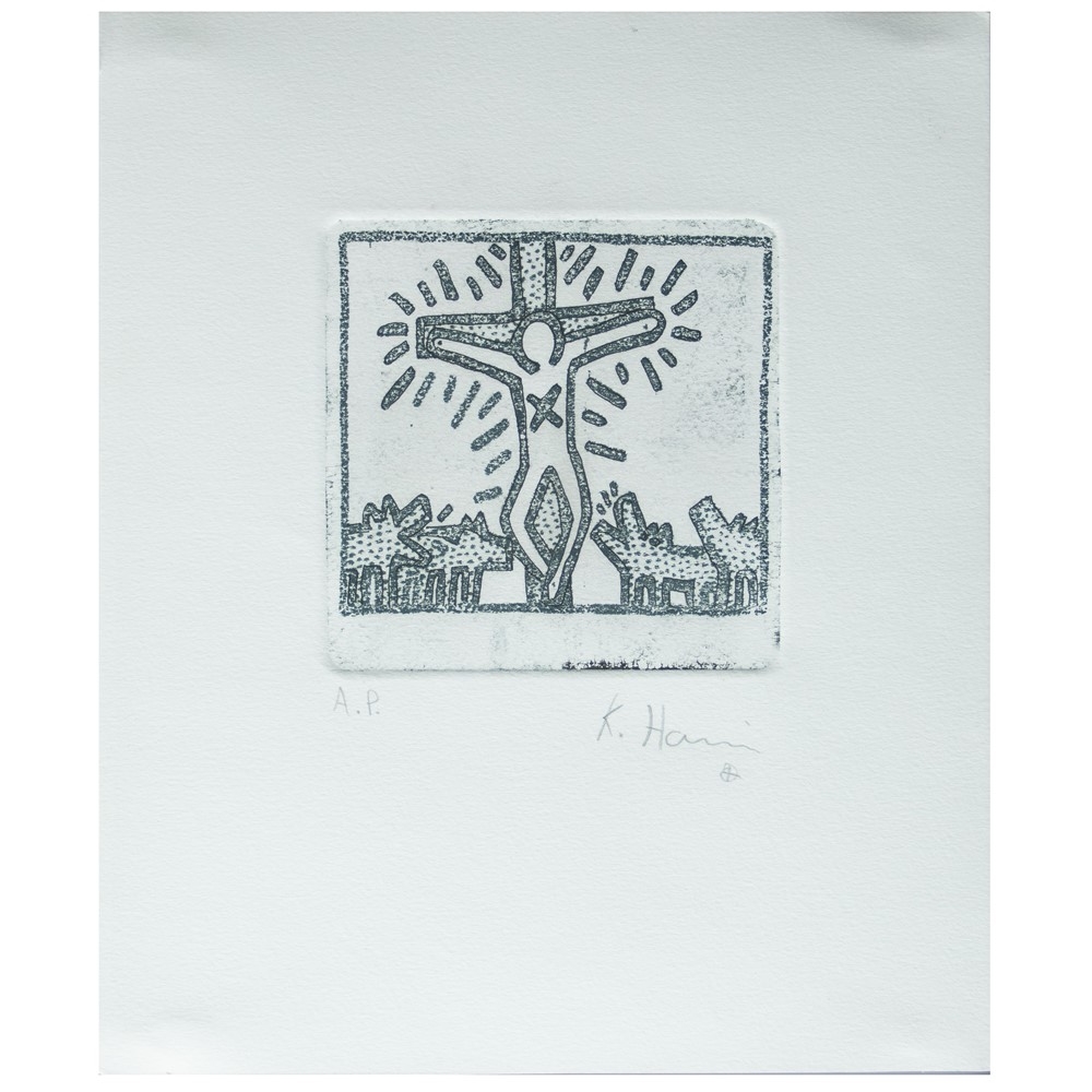 Keith Haring | ‘Crucifixion’ (1982) | MutualArt