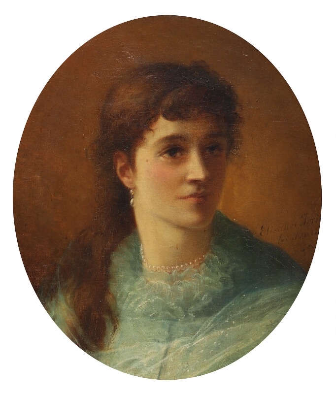 Elisabeth Maria Anna Lisinska Jerichau-Baumann | Portrait of the Danish ...