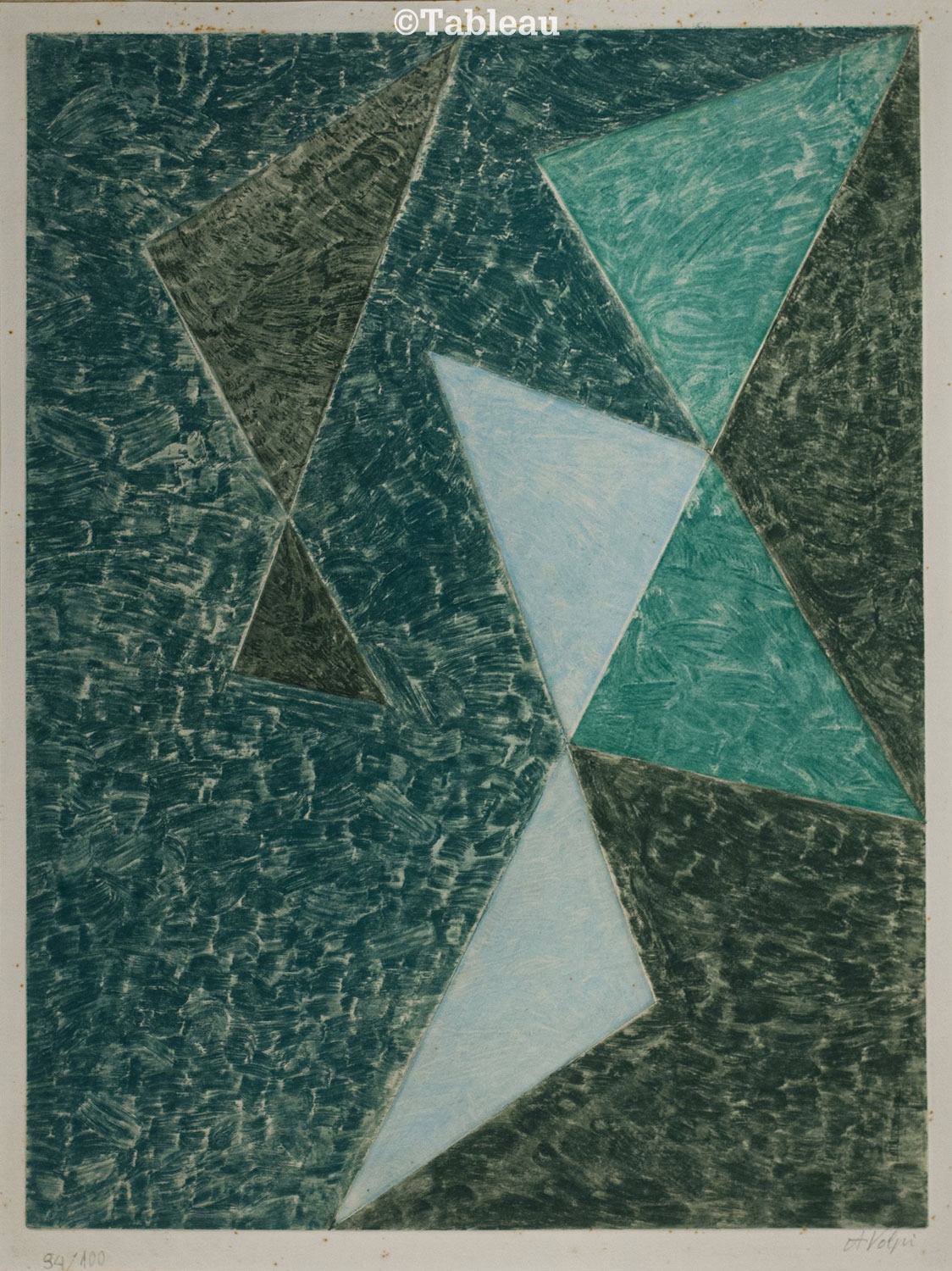 Alfredo Volpi | Triângulos | MutualArt