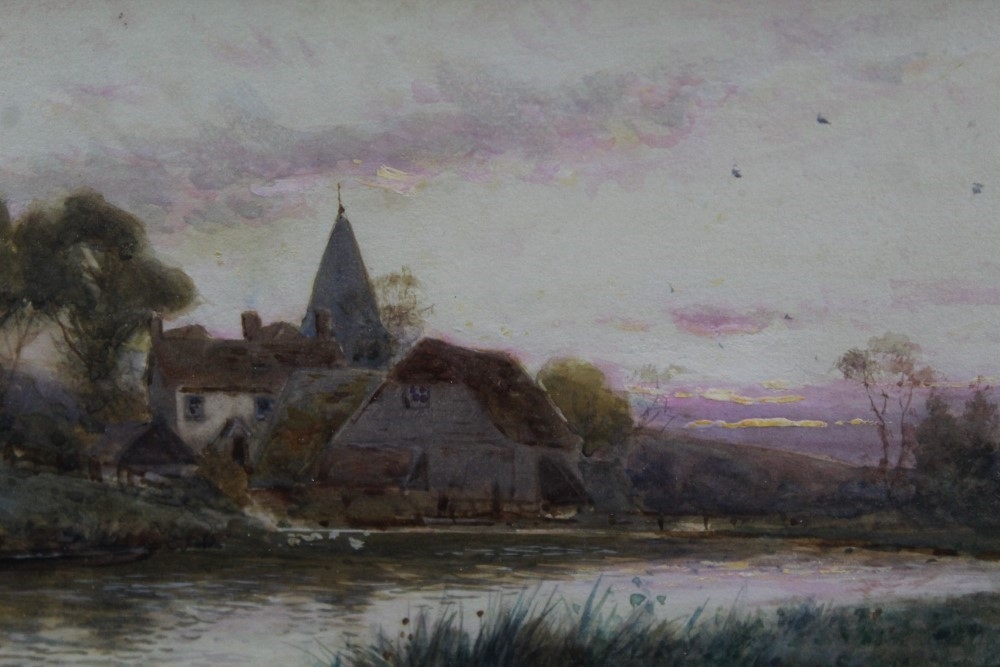 Walter Stuart Lloyd | Rural river landscape | MutualArt