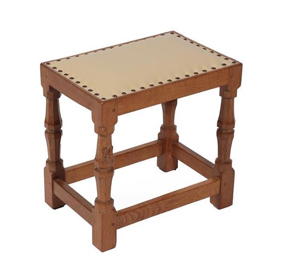 Wilfrid Squirrelman Hutchinson | An English Oak Dressing Table Stool ...