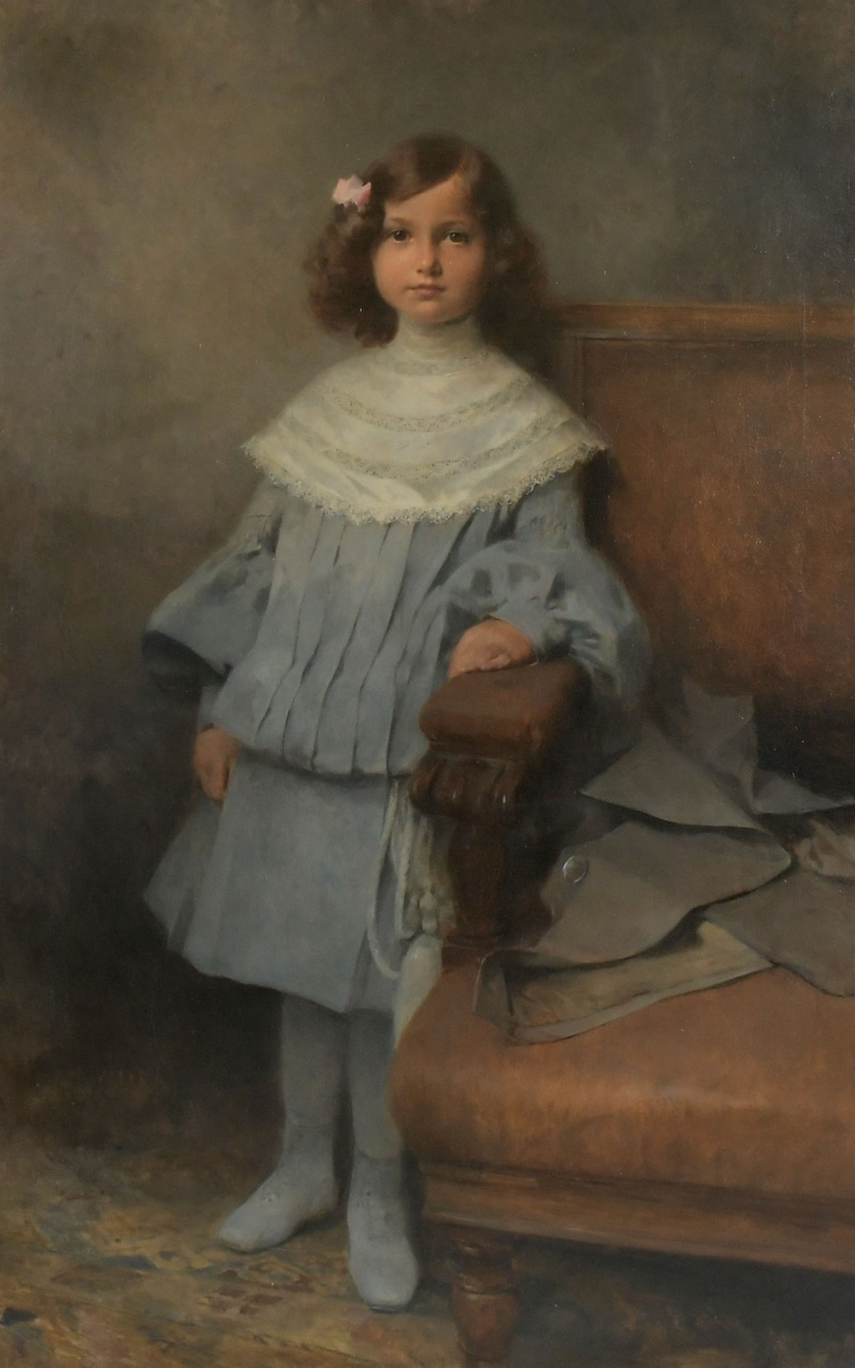 Charles Wilda | Full Length Portrait Painting of a Young Girl (1904 ...