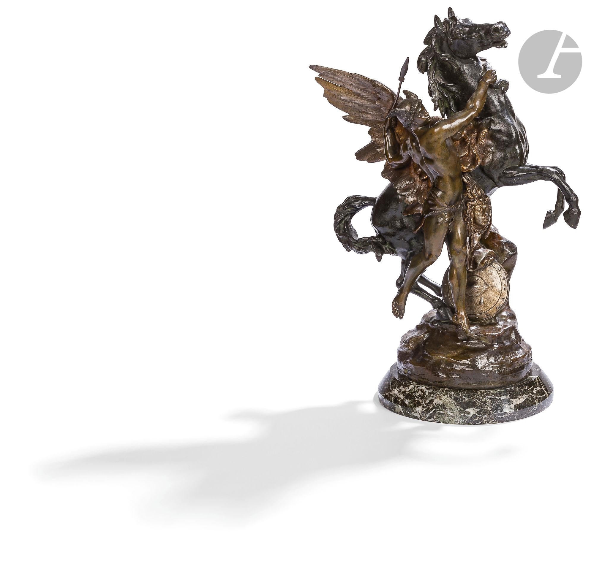 Emile-Louis Picault | The birth of Pegasus | MutualArt