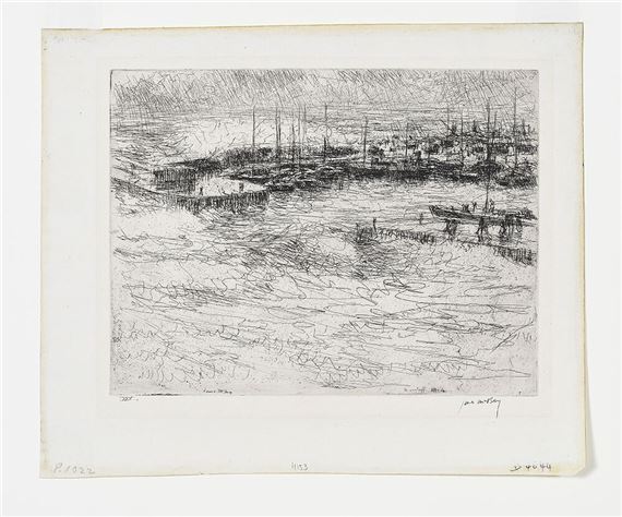 James McBey | Three Scotland related etchings: Benachie; Newburgh; Sea ...