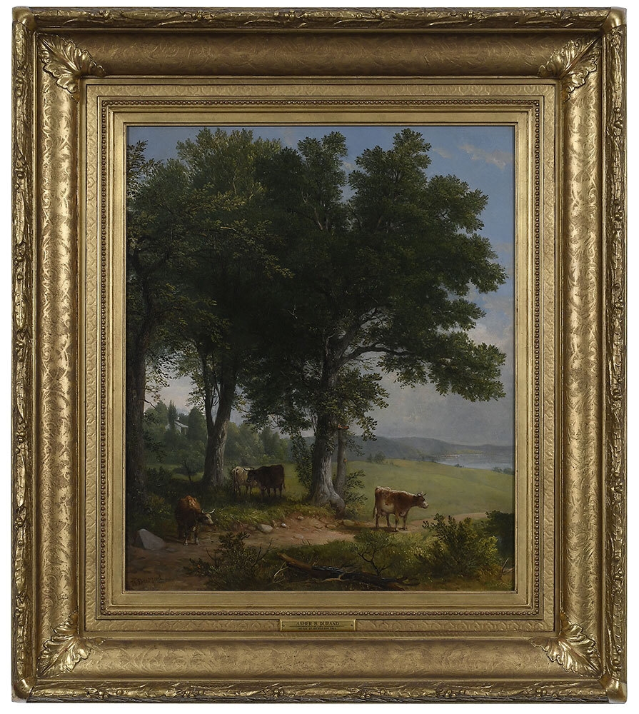 Asher Brown Durand | In the Shade of the Old Oak Tree (Circa 1850 ...