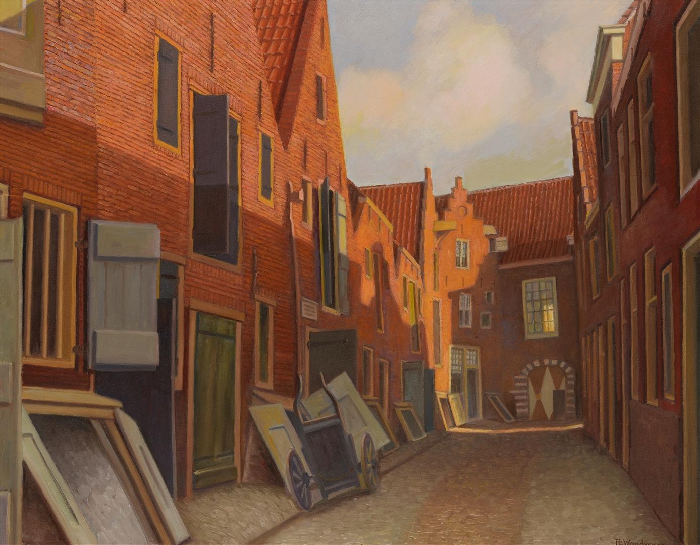 Pieter Wondergem | 'Kuiperspoort te Middelburg' (1966) | MutualArt