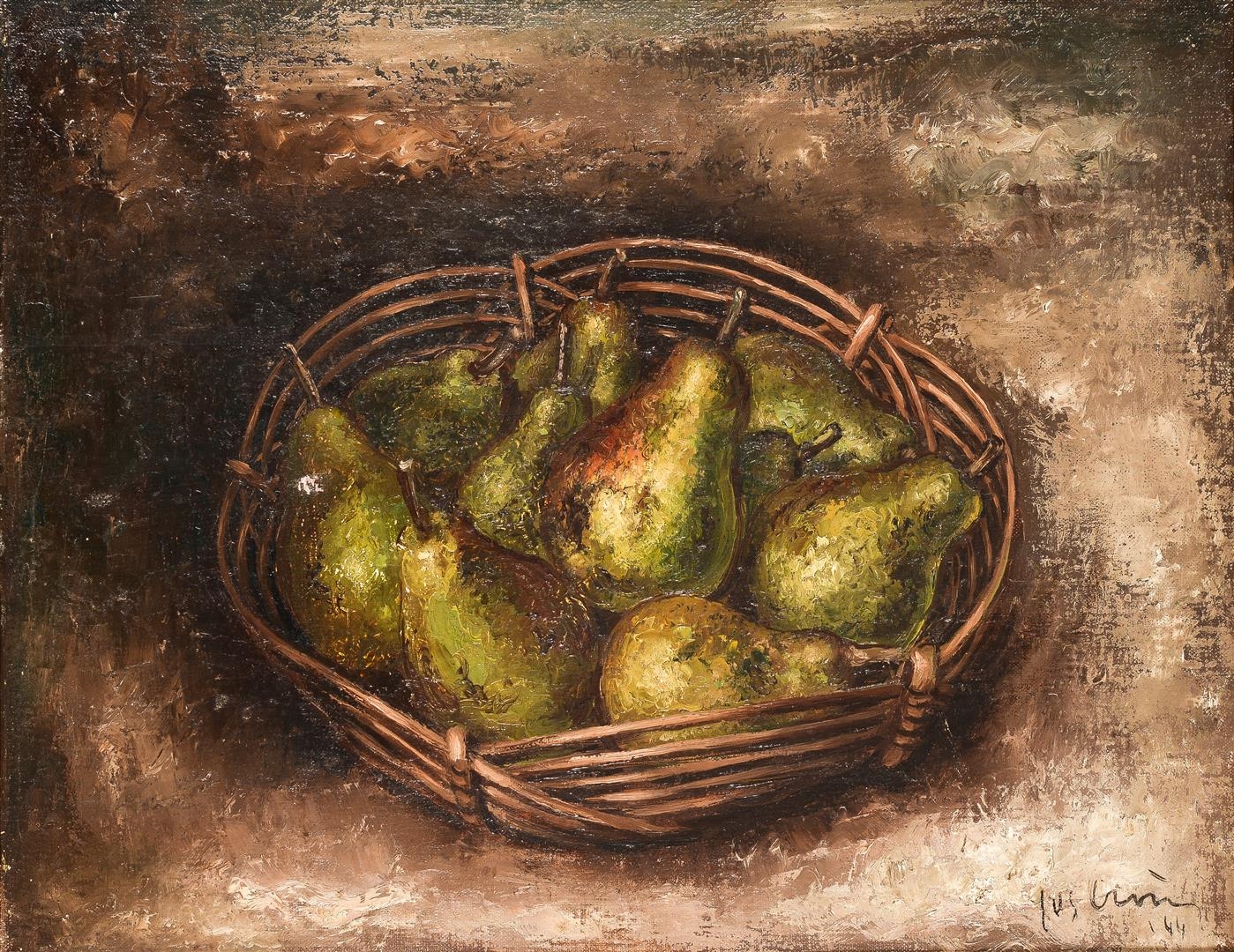 Jos Croin | 'Mandje met peertjes' (1944) | MutualArt