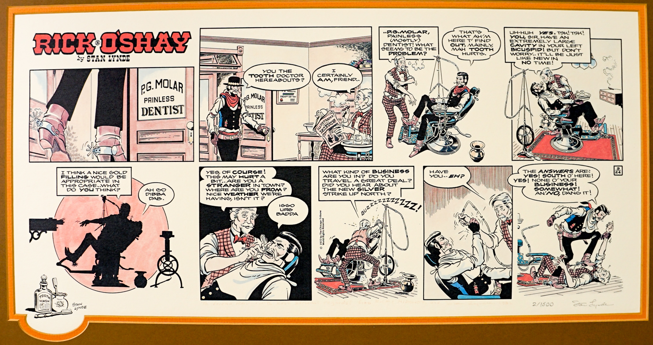 Stan Lynde | Montana; Western Humor Comic Strip and Cartooning | MutualArt