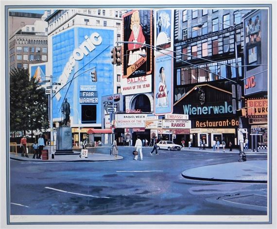 Ken Keeley | New York City Street Corner | MutualArt