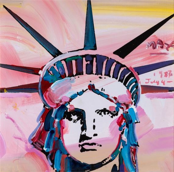 Peter Max | July 4, 1987 (Statue of Liberty) (1987) | MutualArt