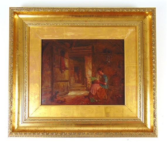 Alfred Provis | an interior scene | MutualArt