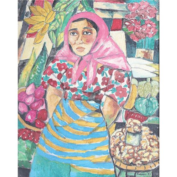 Norma Belleza | Flower Vendor (1989) | MutualArt