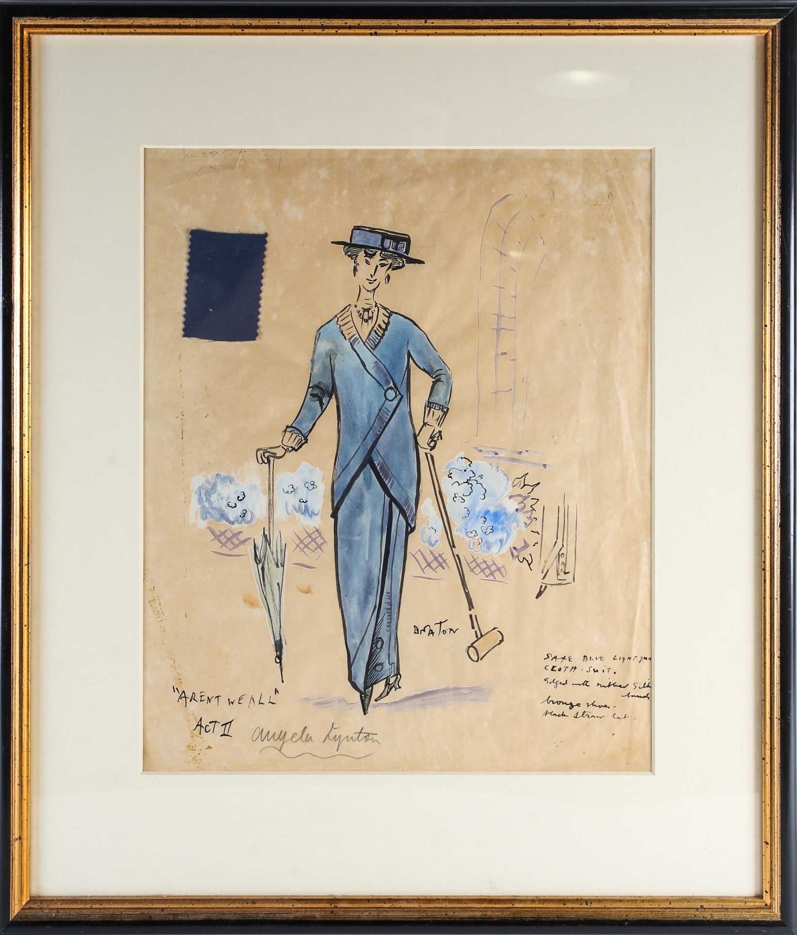 Cecil Beaton | A theatrical costume design | MutualArt