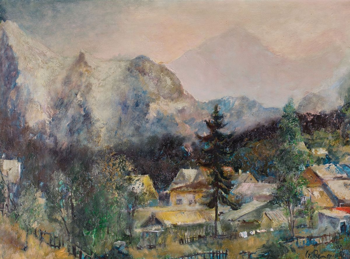 Czesław Romanowski | MOUNTAIN LANDSCAPE | MutualArt