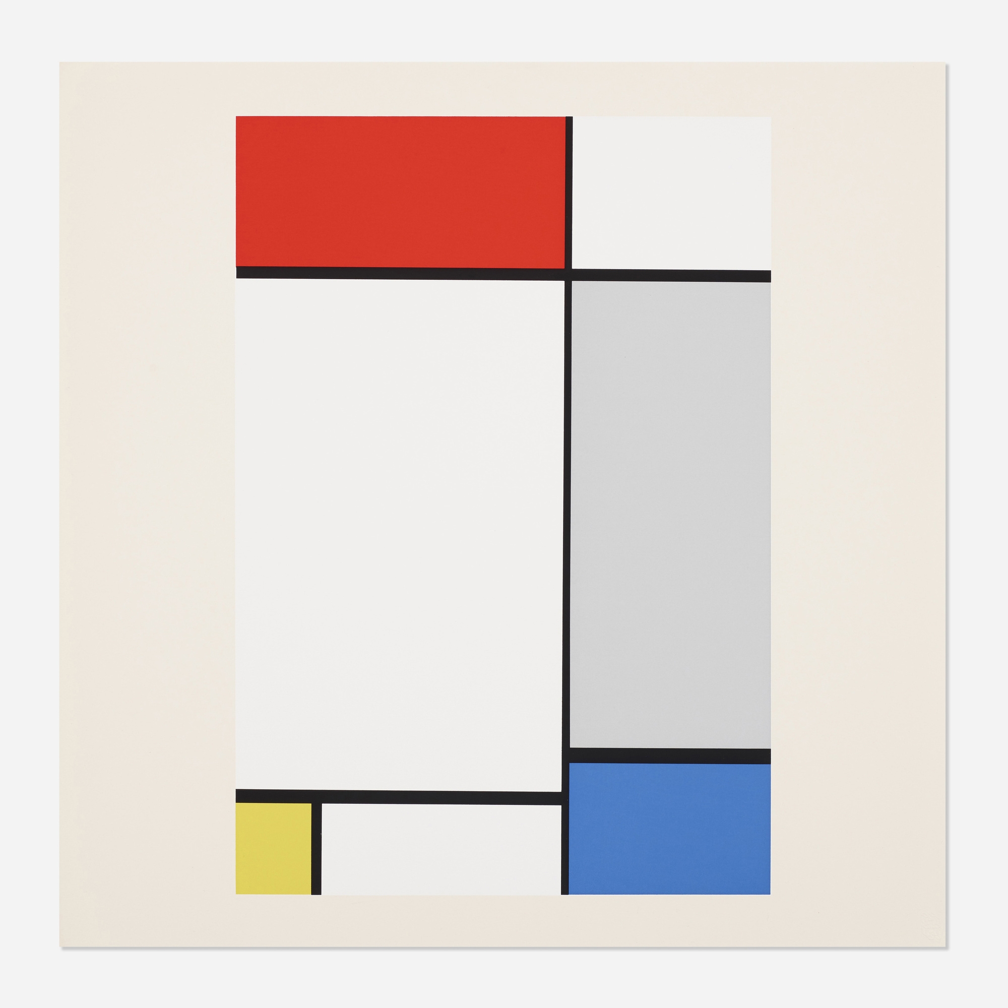 Piet Mondrian Composition 10
