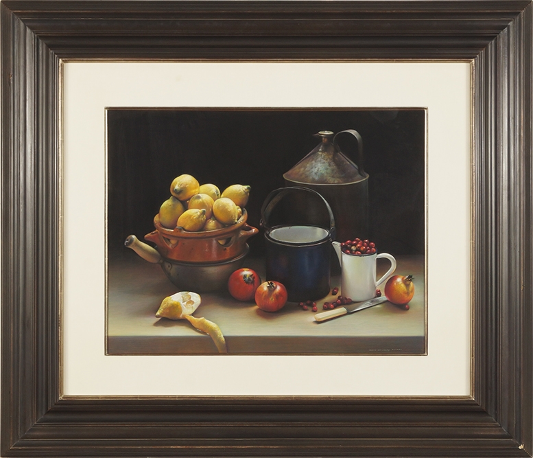 Andrew Hemingway | Still LIfe with a Peeled Lemon | MutualArt