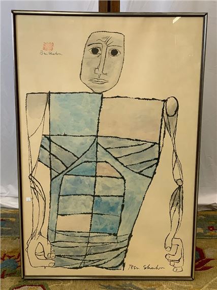 Ben Shahn | Portrait of a standing male figure | MutualArt