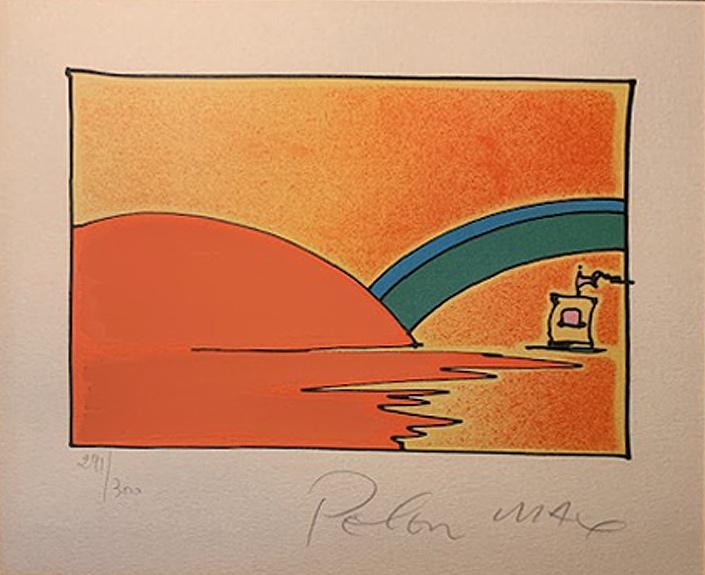 Peter Max | Little Sailboat | MutualArt