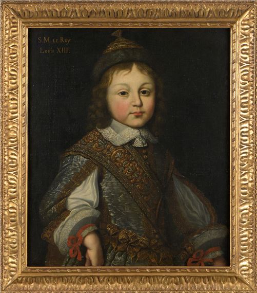French School, 17th Century | Presumed portrait of Louis XIII as a ...