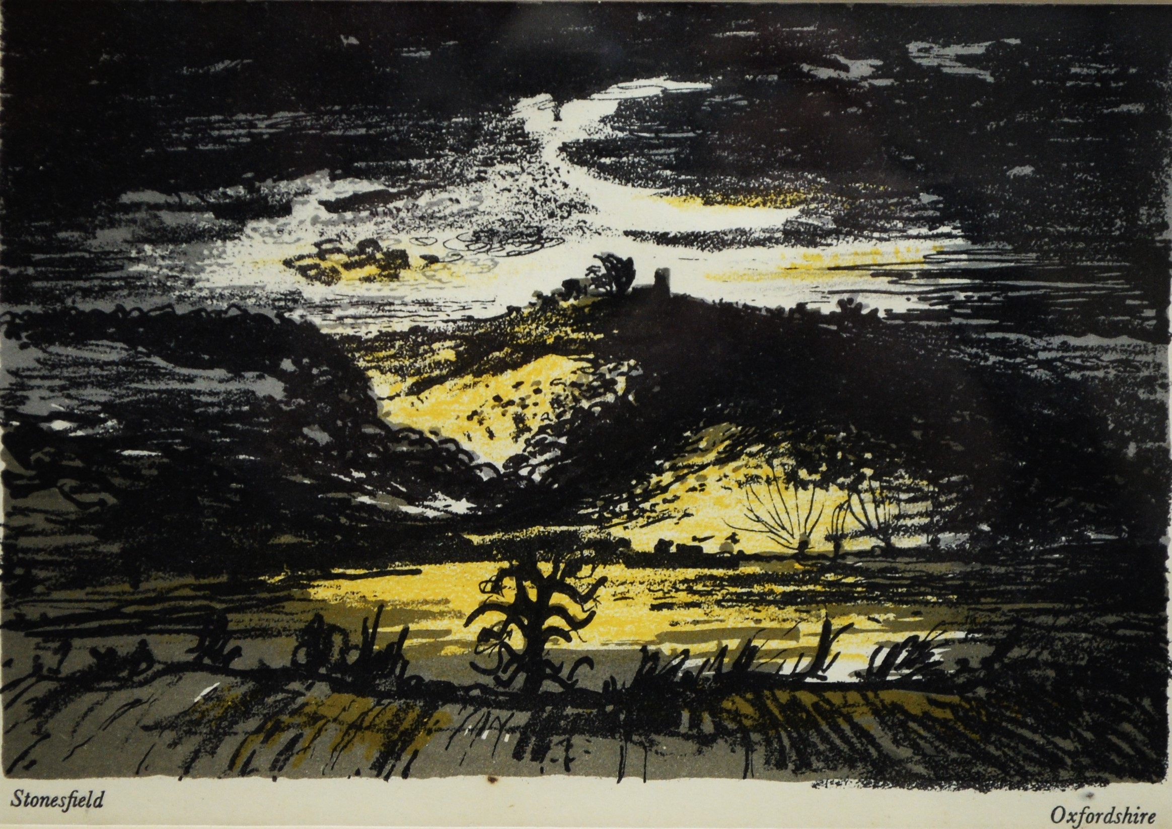 John Piper | Stonesfield, Oxfordshire (1944) | MutualArt