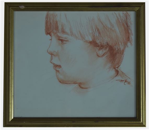 Tom McGuinness | Portrait of a child (1996) | MutualArt