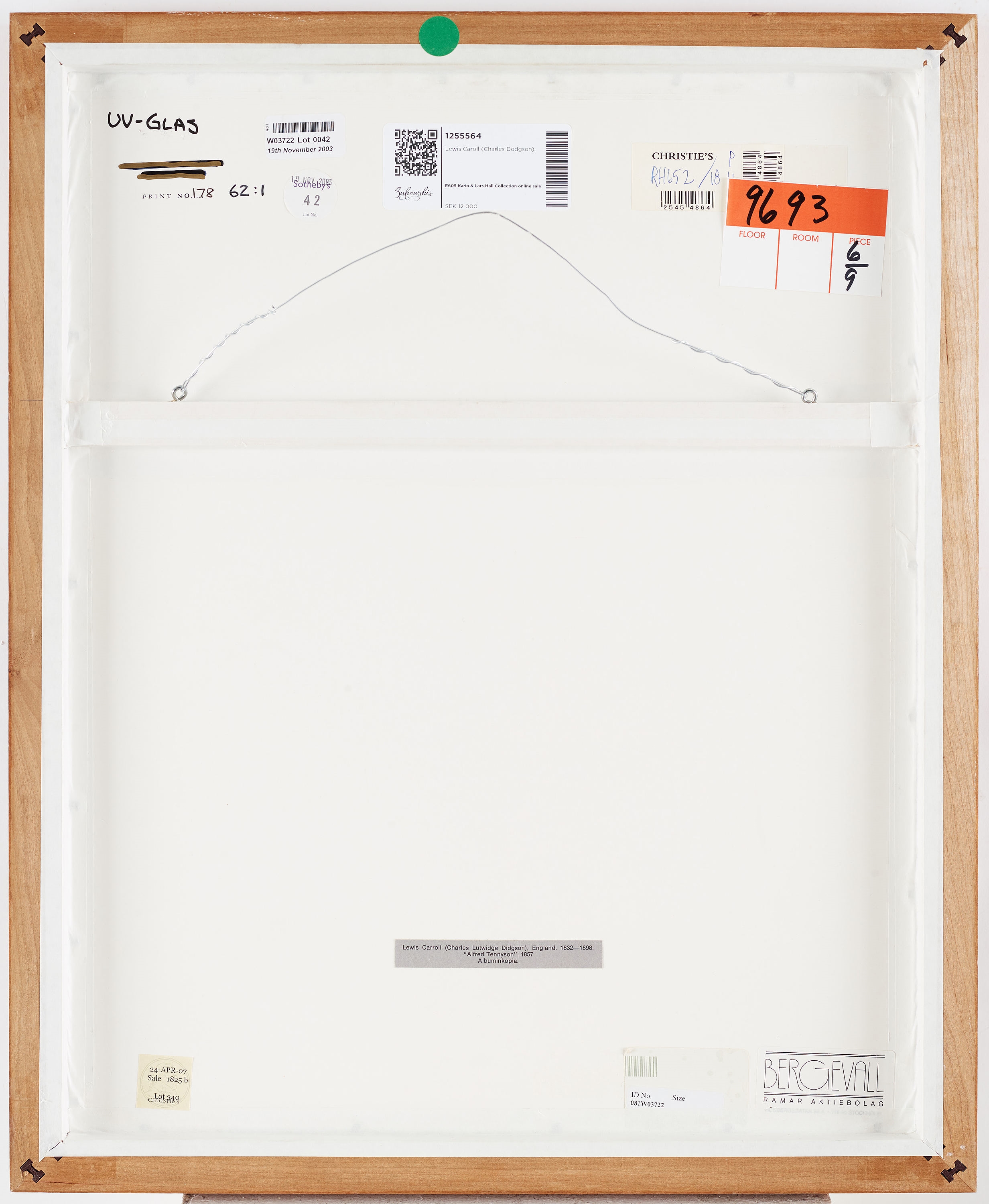 Lewis Carroll | Alfred Tennyson (1857) | MutualArt