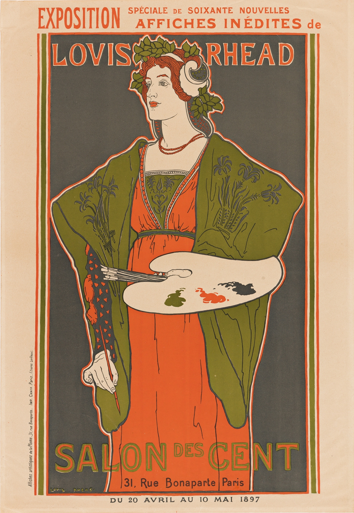 Louis Rhead | Salon des Cent (1897) | MutualArt