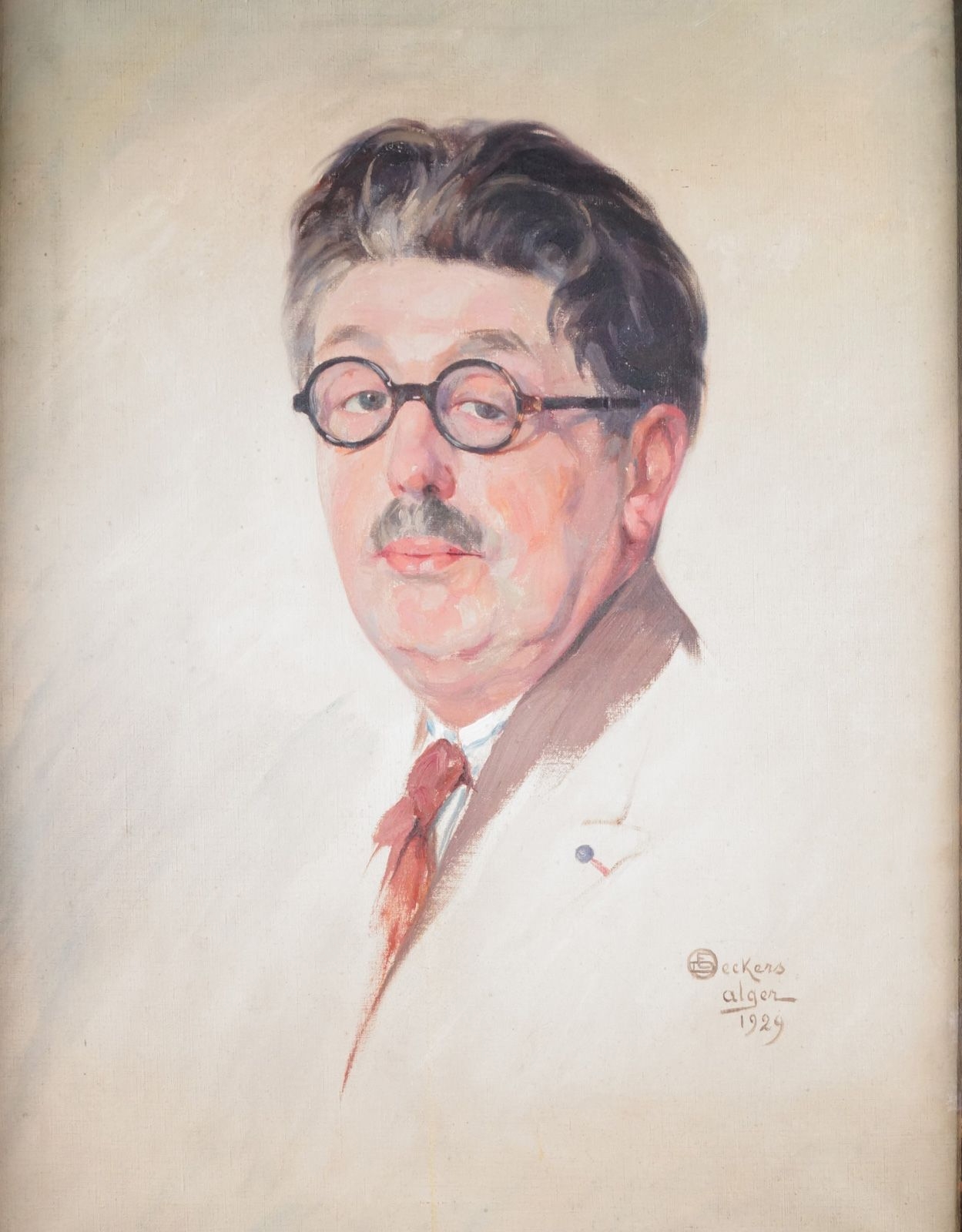 Emile Deckers | Portrait of the Painter Etienne Dinet in Algiers (1924 ...