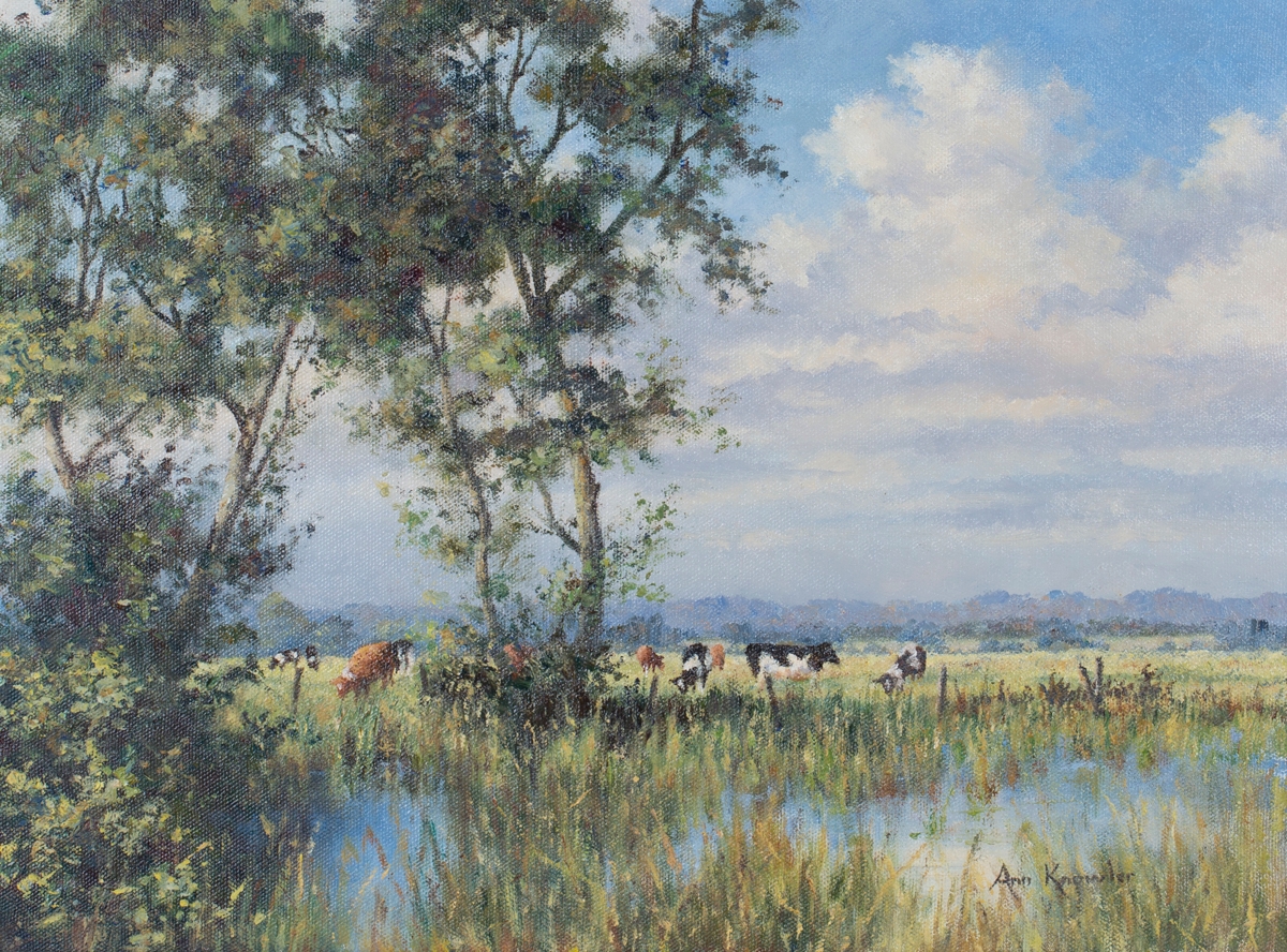 Ann P. Knowler | 'Watermeadows at Amberley' (Late 20th Century) | MutualArt
