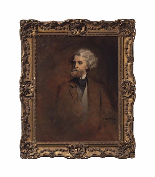Tadé Styka | Portrait of William Andrews Clark (1839-1925) | MutualArt