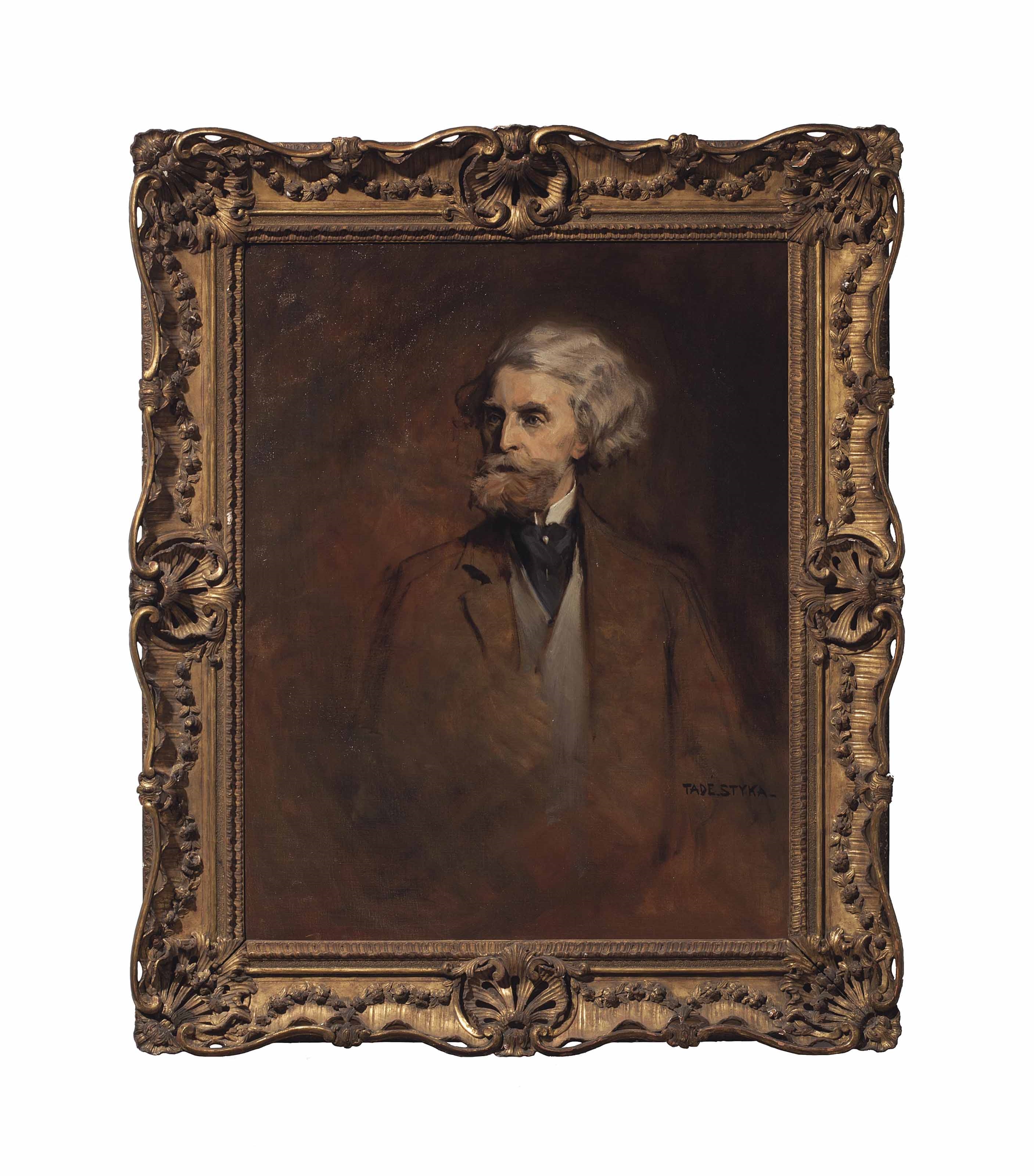 Tadé Styka | Portrait of William Andrews Clark (1839-1925) | MutualArt