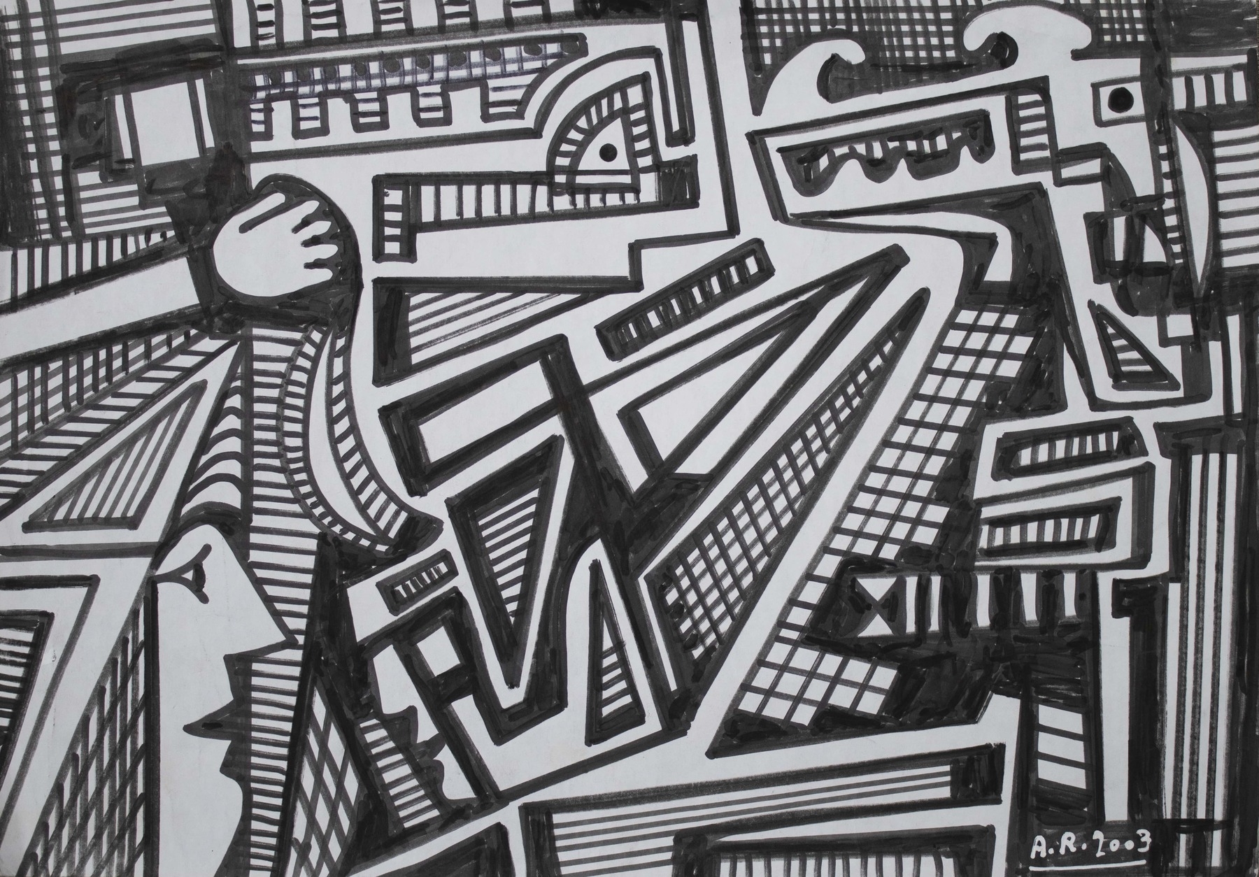 Aref el Rayess | Human Time Machine (2003) | MutualArt