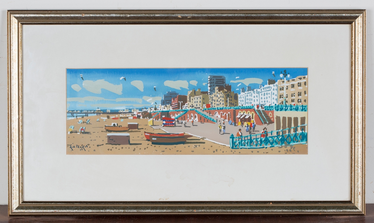 Rod Pearce | View along Brighton Seafront (20th Century) | MutualArt