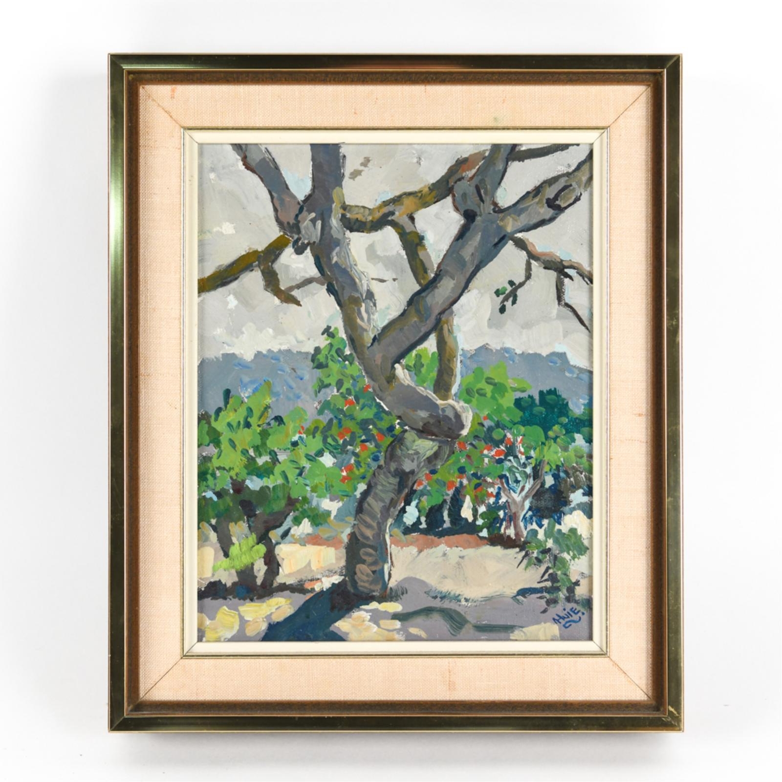 Albert Huie | Jamaican landscape with tree | MutualArt