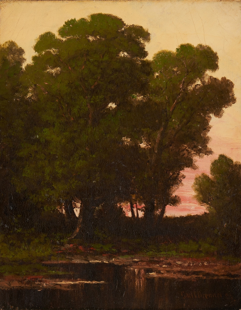 Carl Christian Brenner | Sunset Landscape Painting | MutualArt