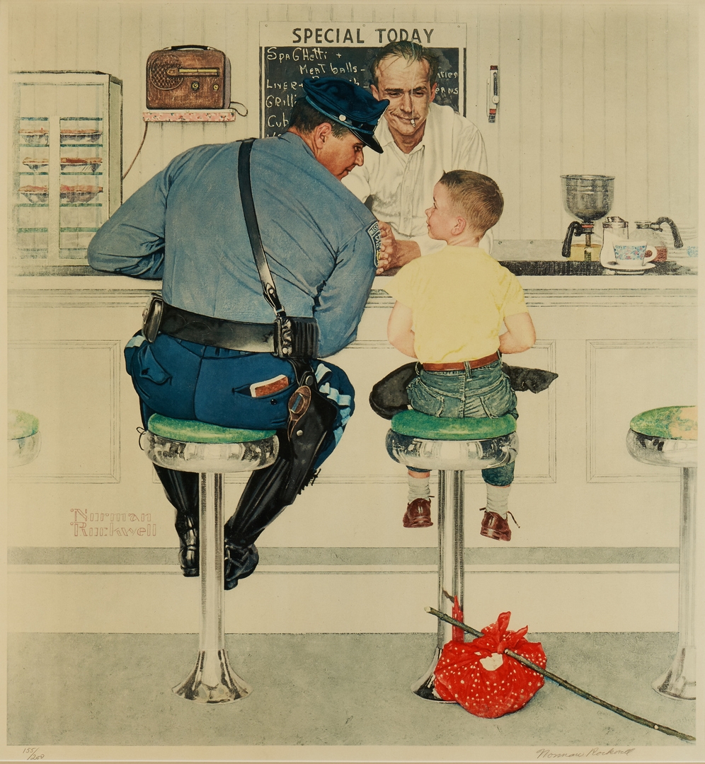 Norman Rockwell | The Runaway | MutualArt
