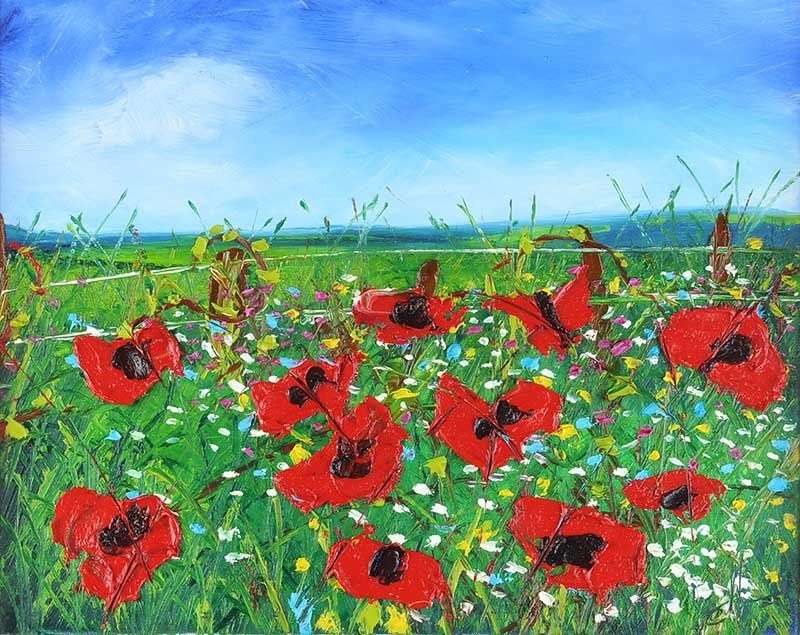 Declan Marry | POPPY FIELD | MutualArt