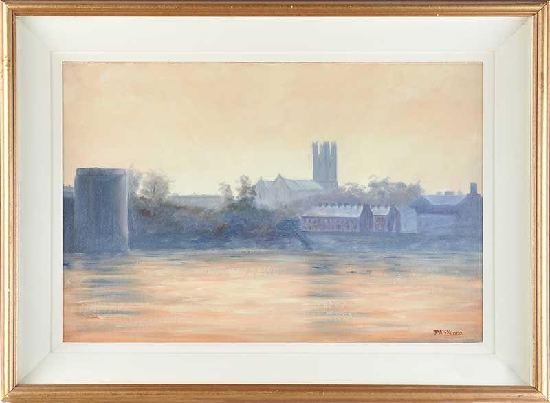 Pat McKenna | CHURCH ACROSS THE RIVER | MutualArt