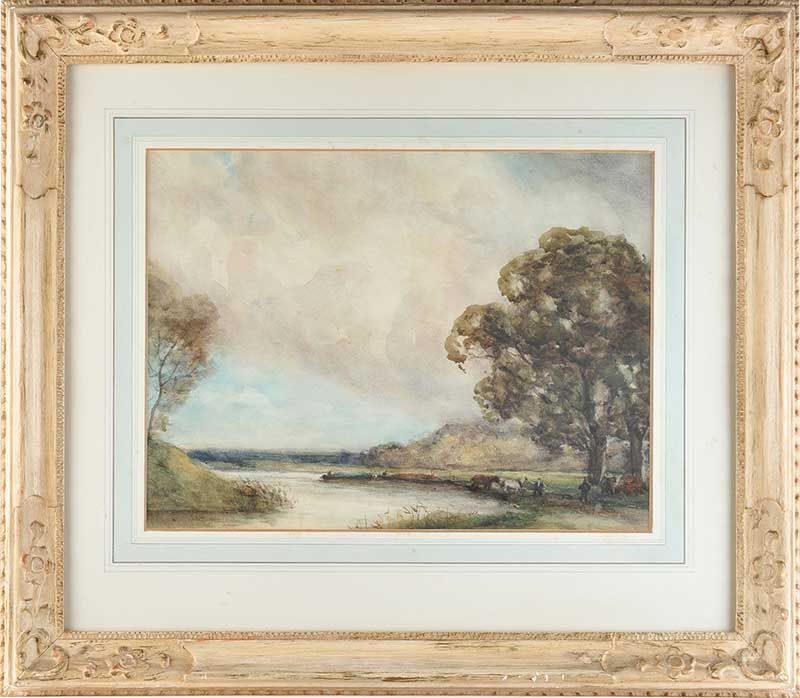 Claude Hayes | RIVER BARGES | MutualArt